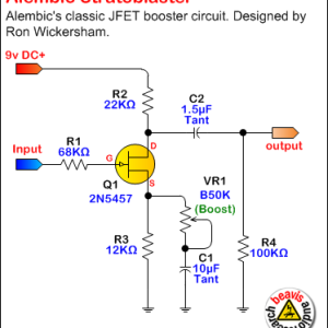 classic circuit Archives - Stomp Box Schematics
