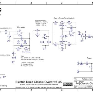 Classic Overdrive Archives - Stomp Box Schematics