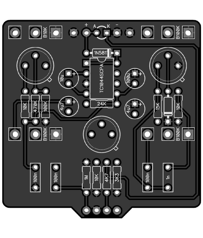 Gnat Fuzz by PedalPCB - Stomp Box Schematics Gnat Fuzz by PedalPCB - Stomp Box Schematics