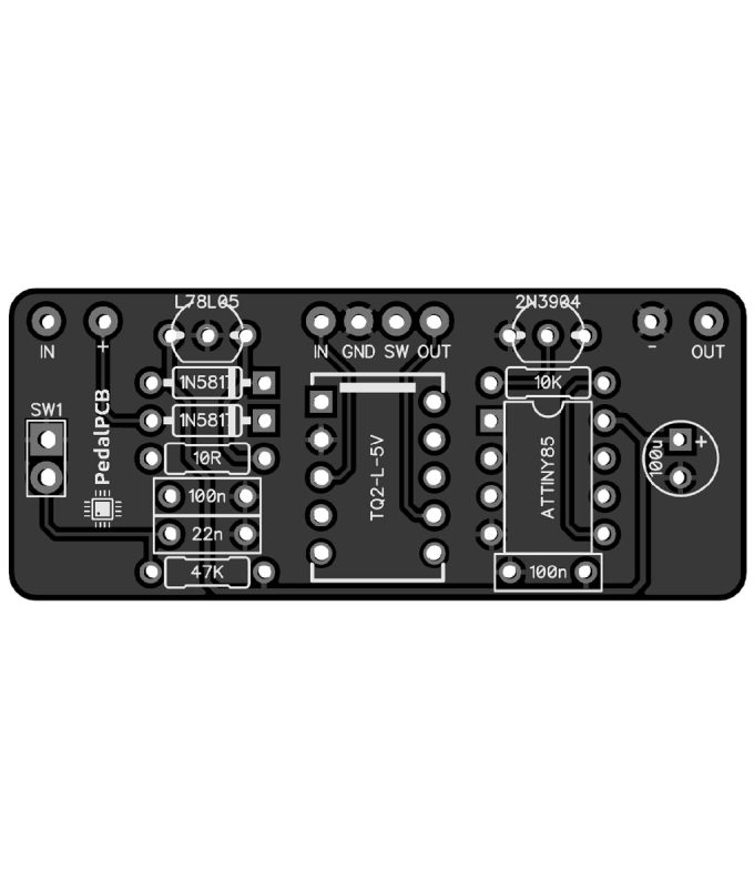 Intelligent Relay Bypass Module by PedalPCB - Stomp Box Schematics