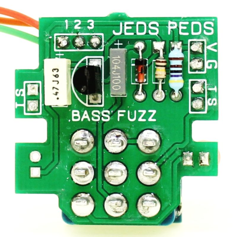Bass Fuzz - The Best Beginner Kit by Jeds Peds - Stomp Box Schematics